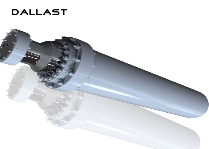 Dam Gate Double Acting Ram , Heavy Duty Hydraulic Cylinder ISO9001 ...