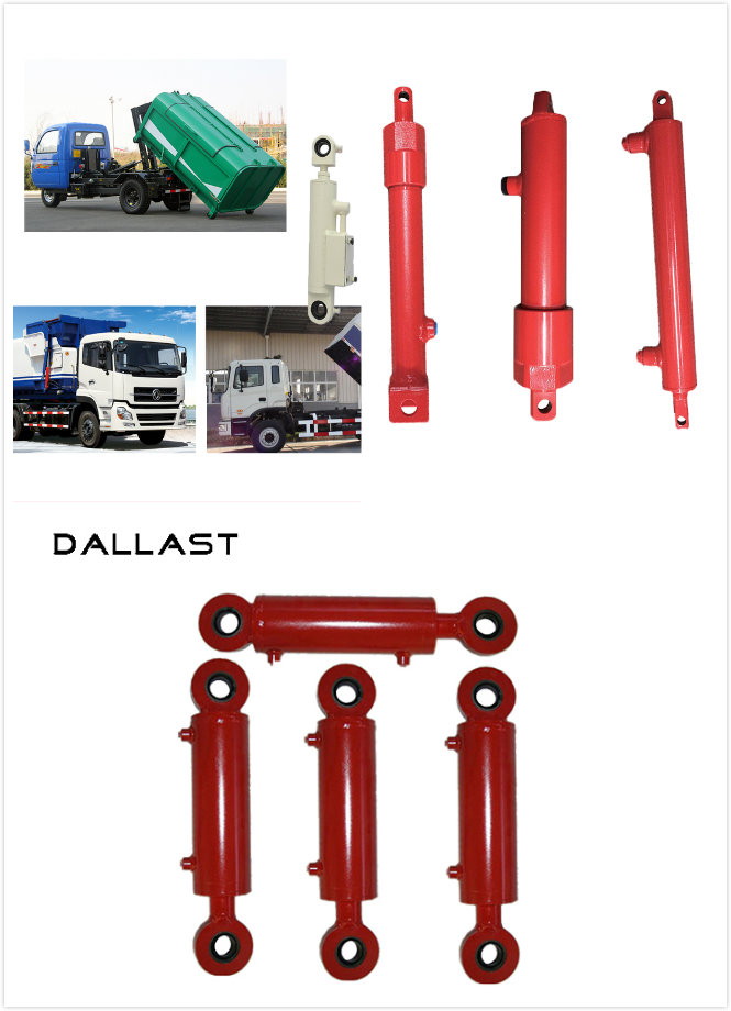 Agricultural Hydraulic Cylinders , Double Acting Telescopic Hydraulic Ram