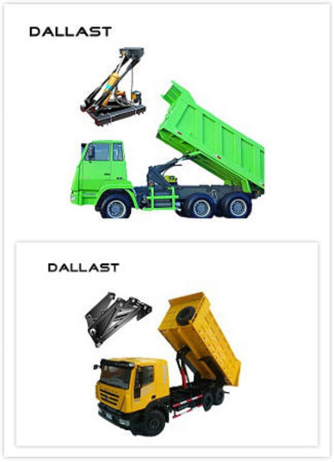 Hydraulic Power Underbody Hydraulic Hoist Cylinder For Dump Truck