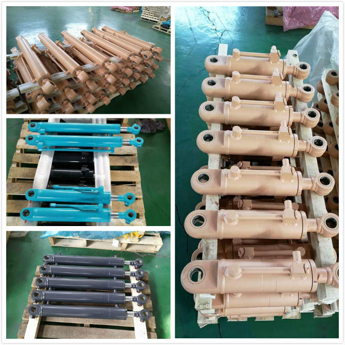 OEM / ODM Double Acting Hydraulic Cylinder Farm Tractor Loader Chrome ...