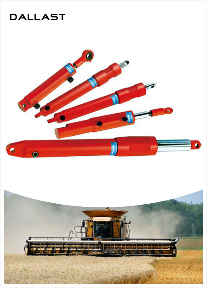Corn Wheat Rice Combine Harvester Agricultural Hydraulic Cylinders ...