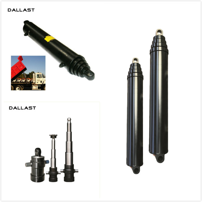 16-32 Mpa Telescopic Single Acting Hydraulic Ram for Agricultural Trucks