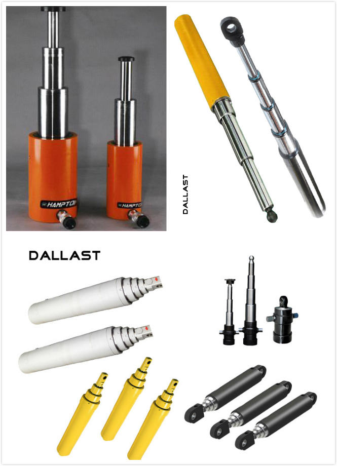 CE Certification Single Acting Hydraulic Cylinder Rice Combine ...