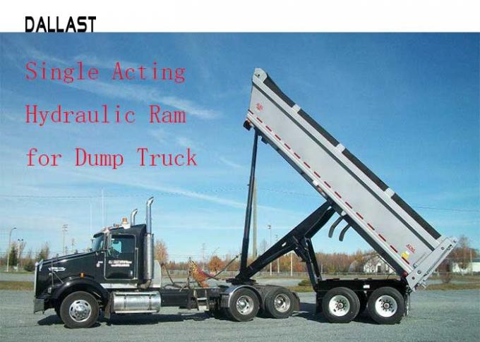Multi Stage Pin Eye Single Acting Telescopic Hydraulic Ram for Dump ...